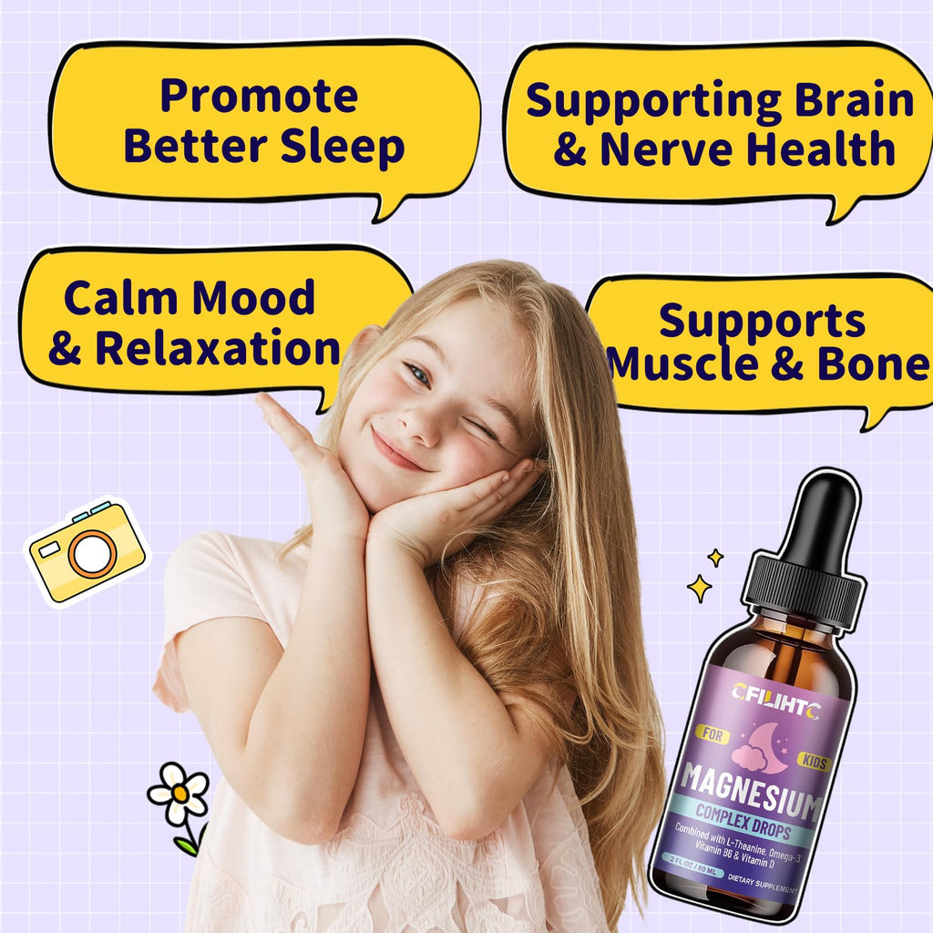 Kids relaxation supplement with magnesium