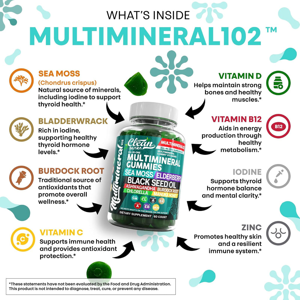 kids sea moss gummy supplement