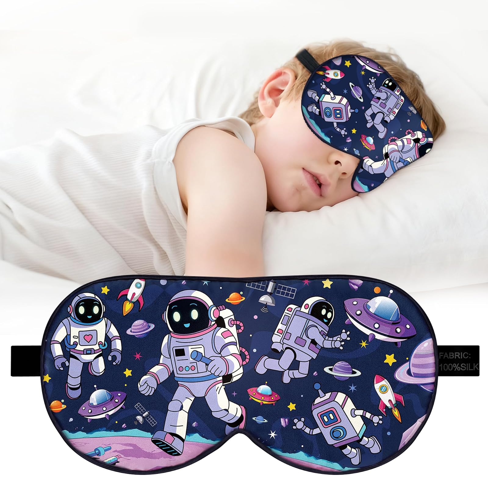 kids silk sleep mask comfort