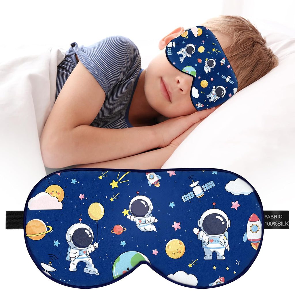 kids silk sleep mask for restful sleep
