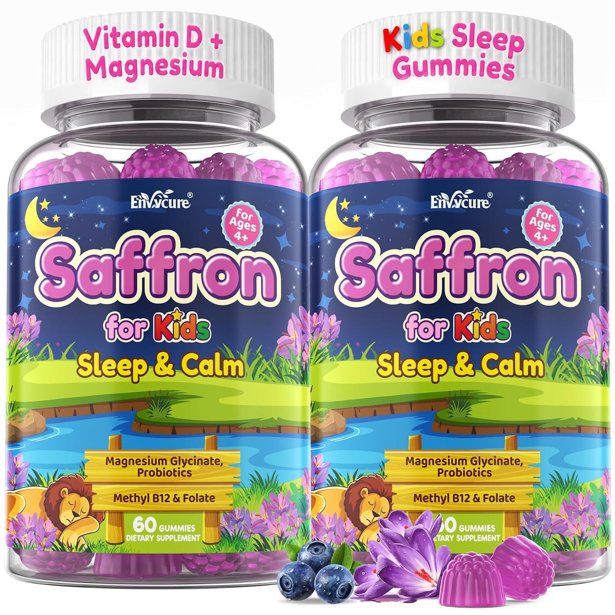 Kids sleep gummies with saffron