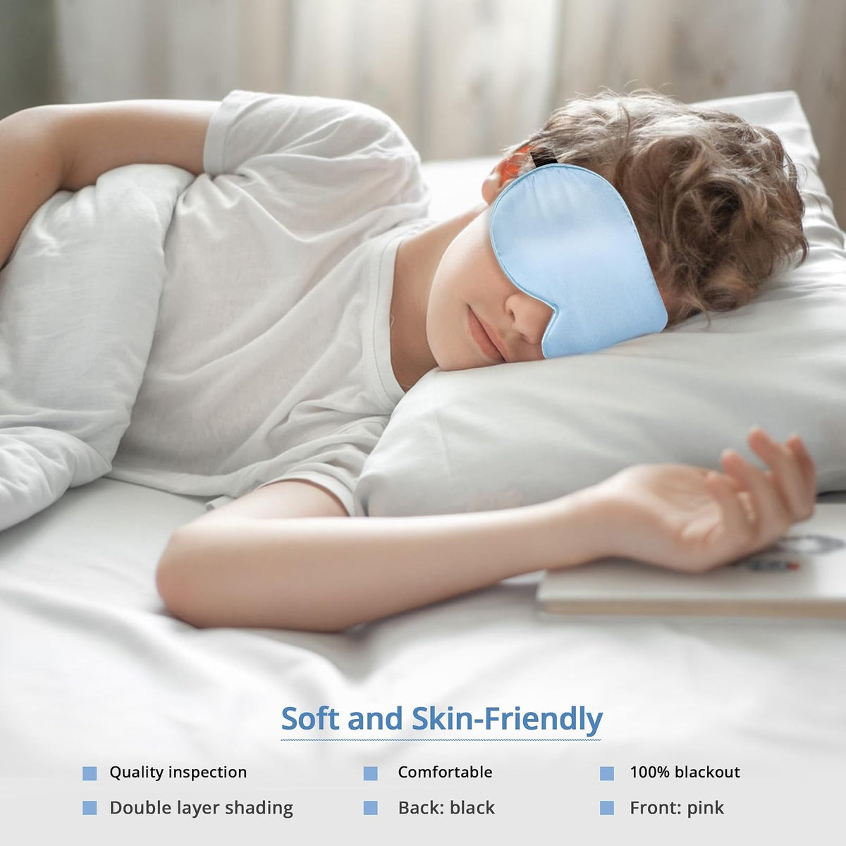 kids sleep mask promotes healthy sleep