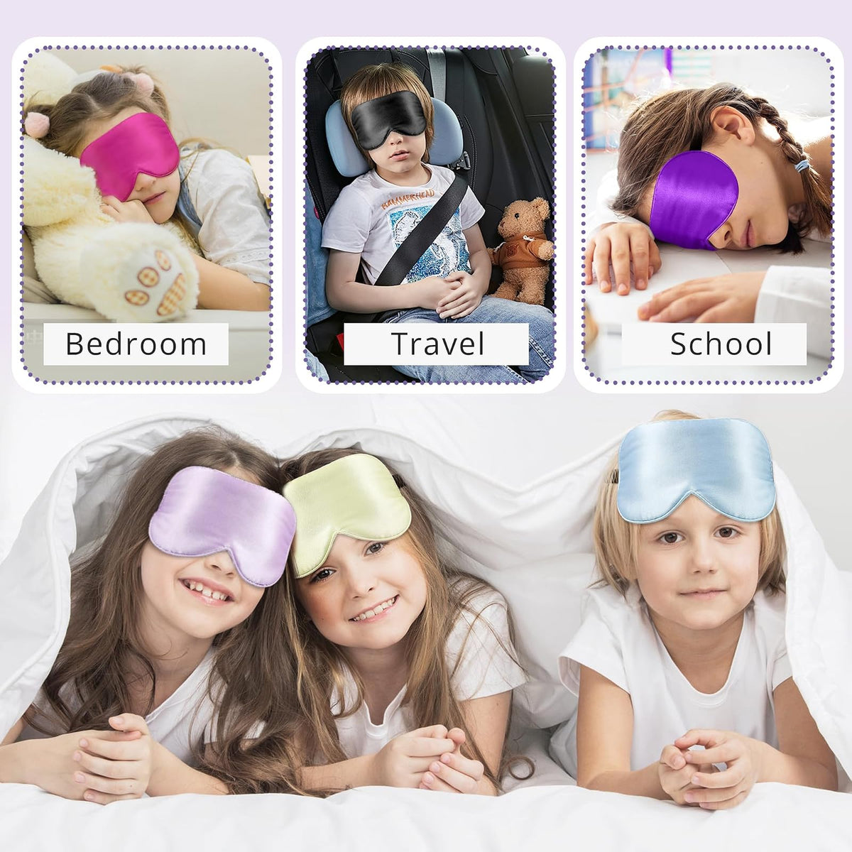 kids sleep mask promotes restful nights