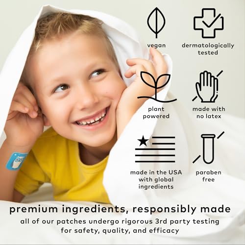 Kids sleep patches with skullcap