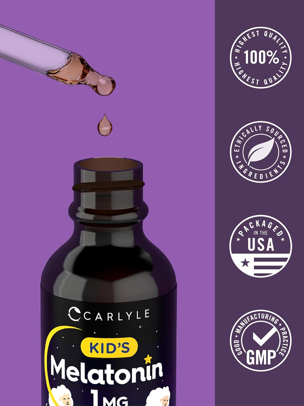 Kids sleep support liquid supplement