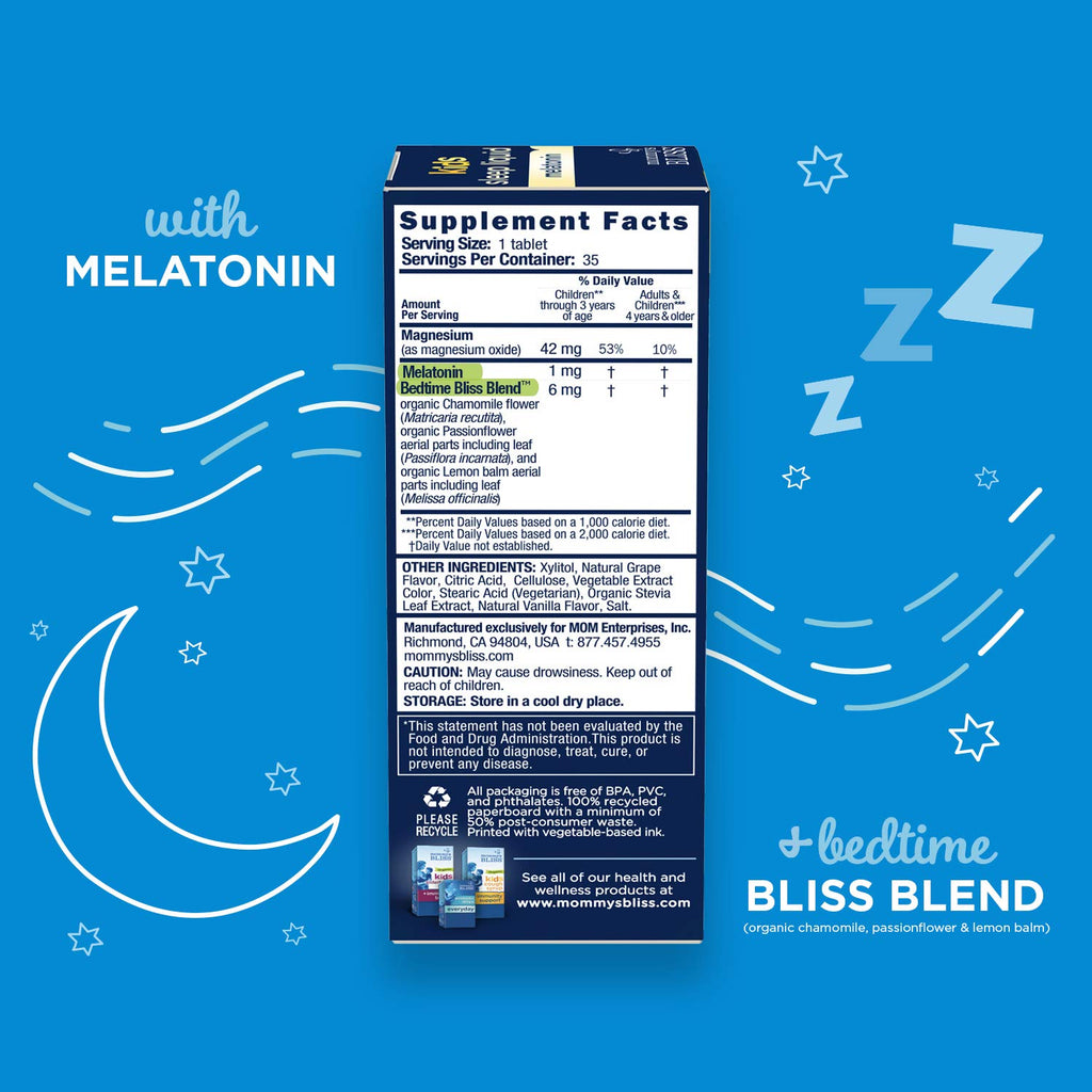 kids sleep support melatonin gummies
