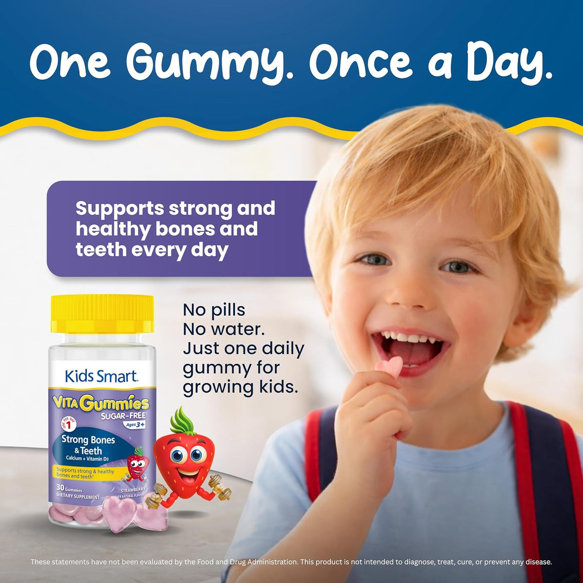 Kids Smart gummies for strong teeth