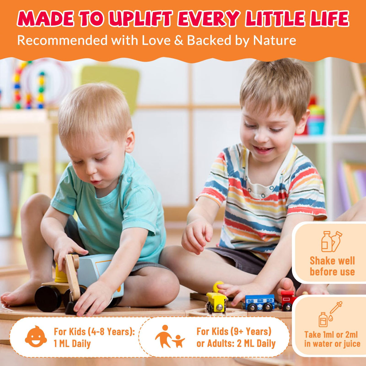 Kids Vitamin D3 K2 for overall health