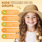 Kids vitamin D3 K2 supplement