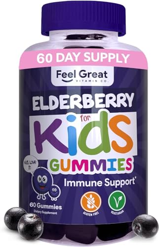 kids vitamins elderberry gummies