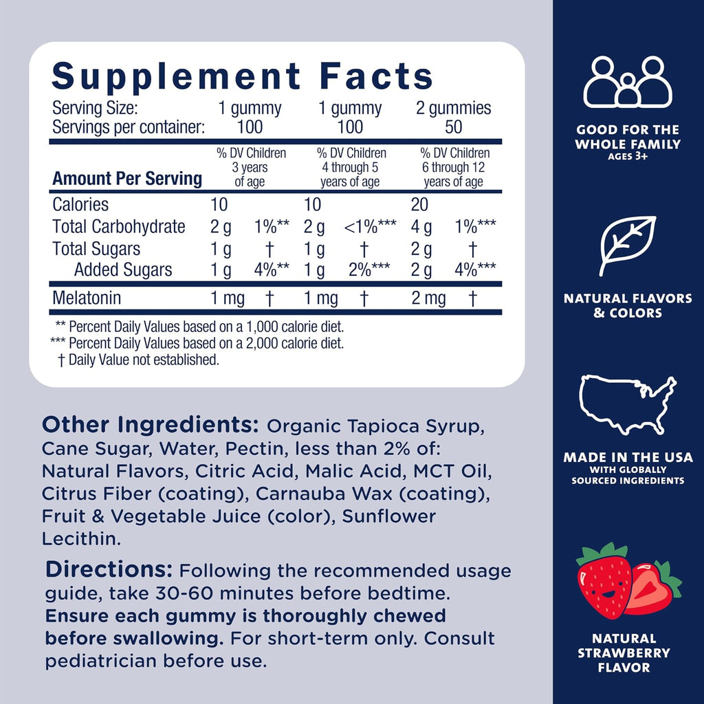 kids vitamins for bedtime routine