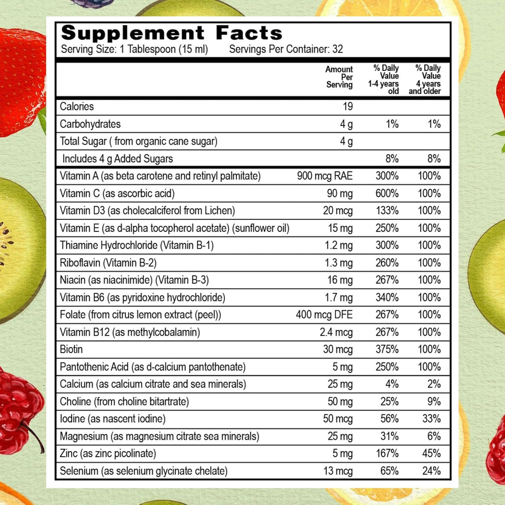 Kids vitamins for immune support