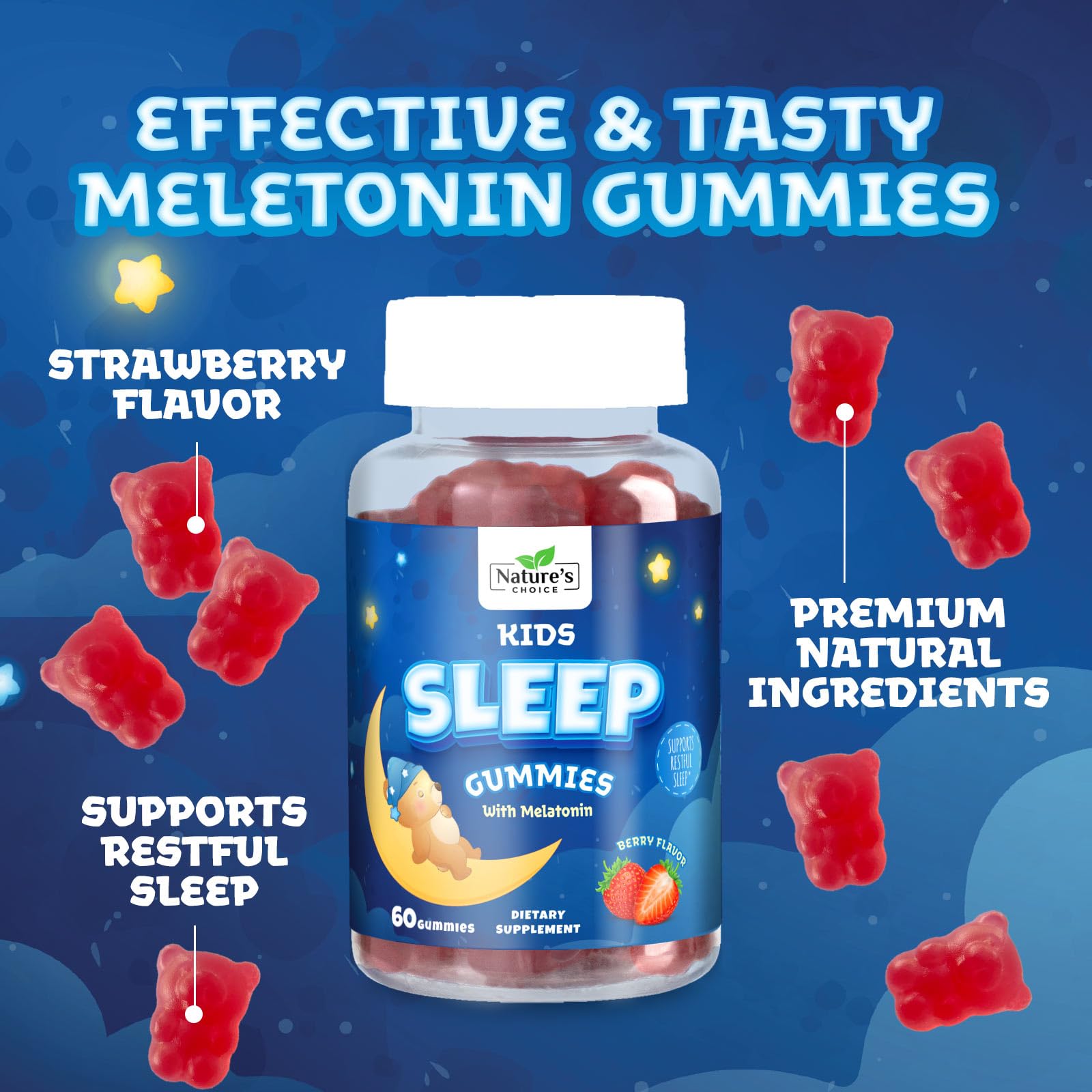 Kids vitamins for restful nights