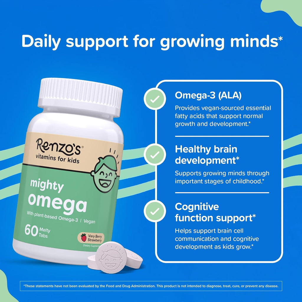 Kids vitamins with omega-3 benefits