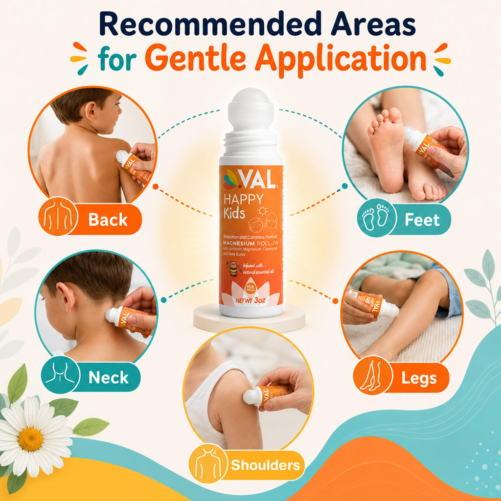 kids' wellness with magnesium roll-on