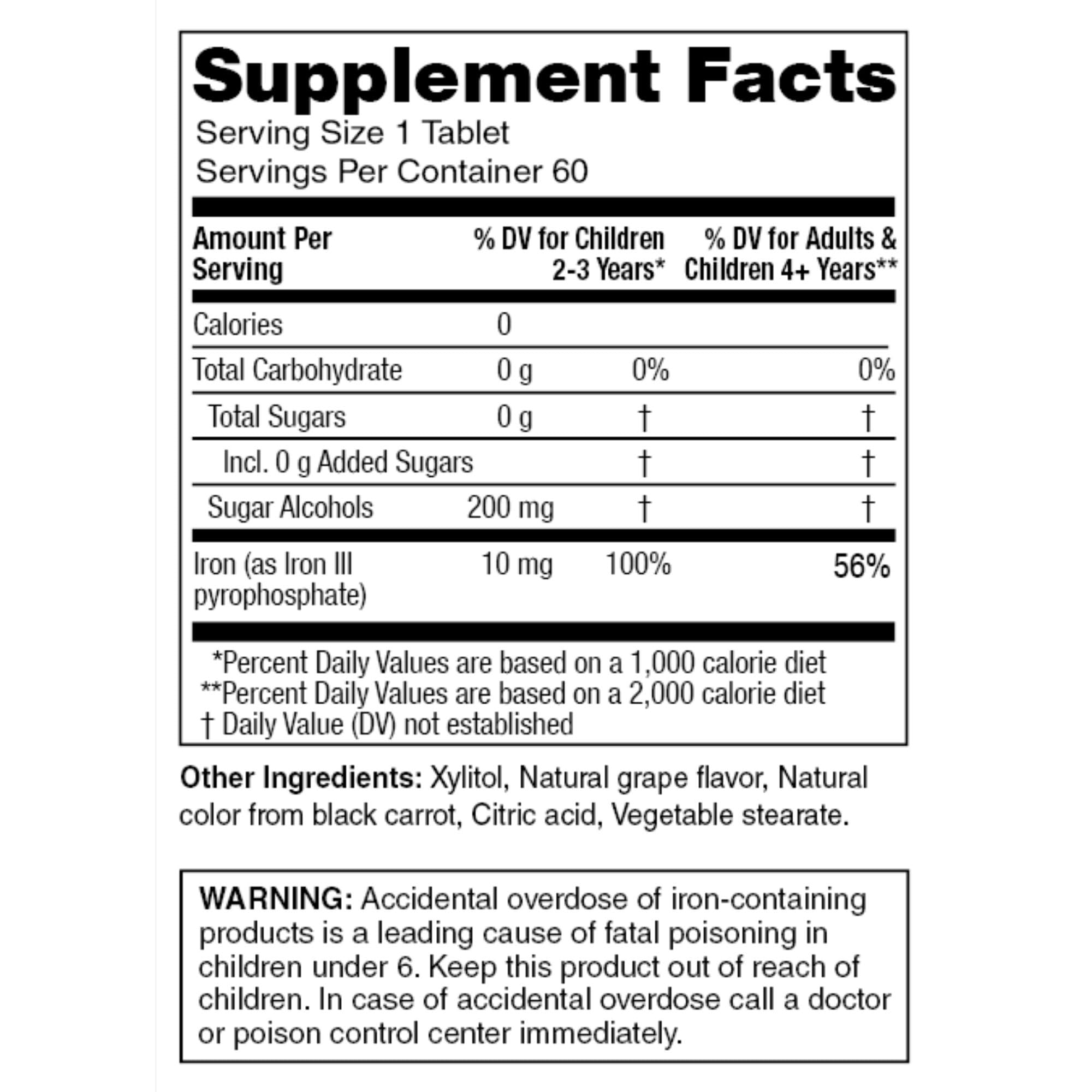 KidStar iron for immune support