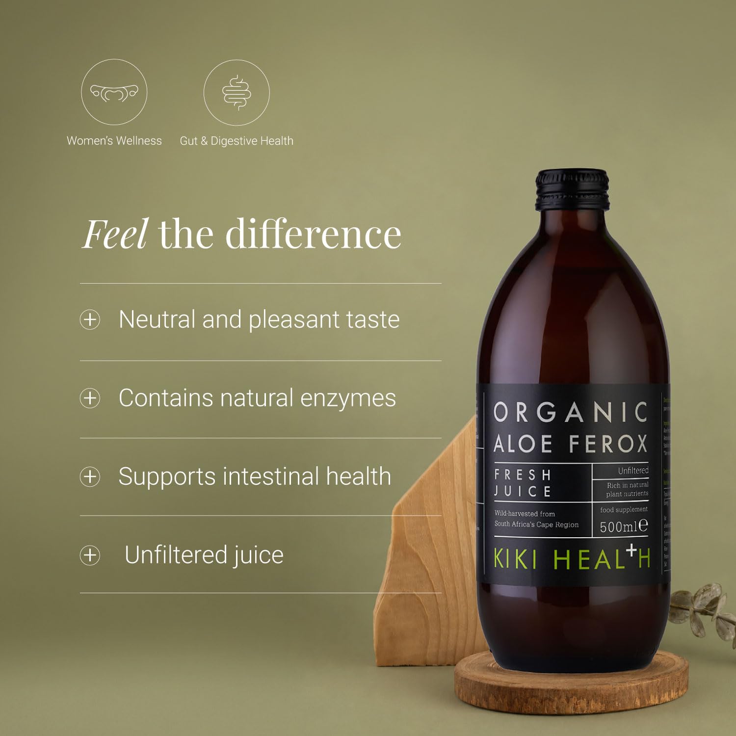 Kiki Aloe Ferox 500ml bottle