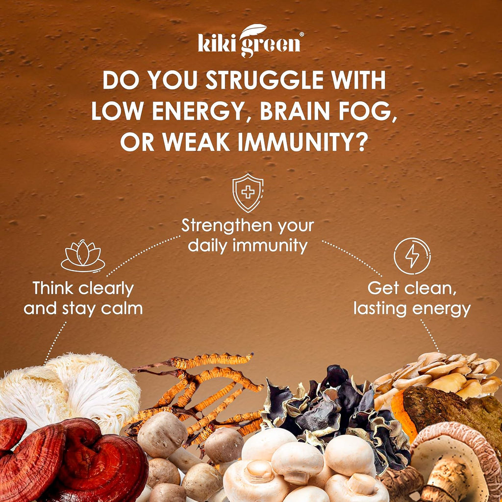 KIKI Green 8 mushrooms extract