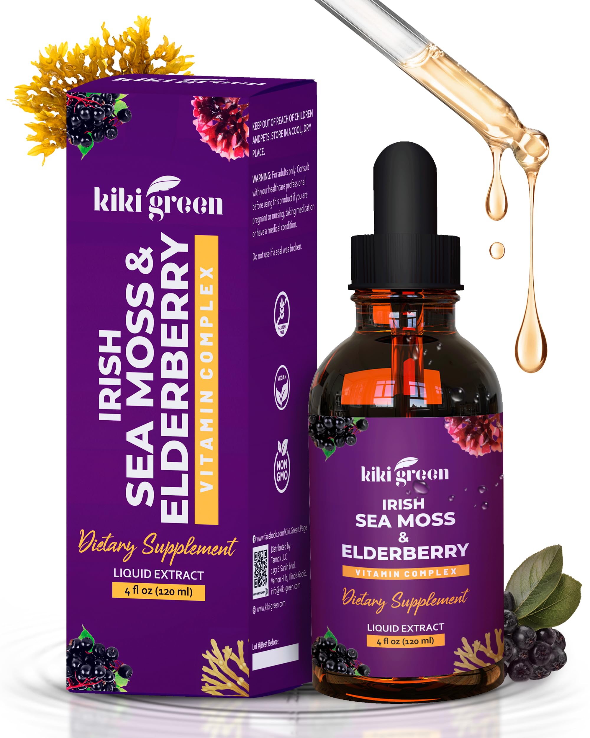 KIKI Green elderberry immune support