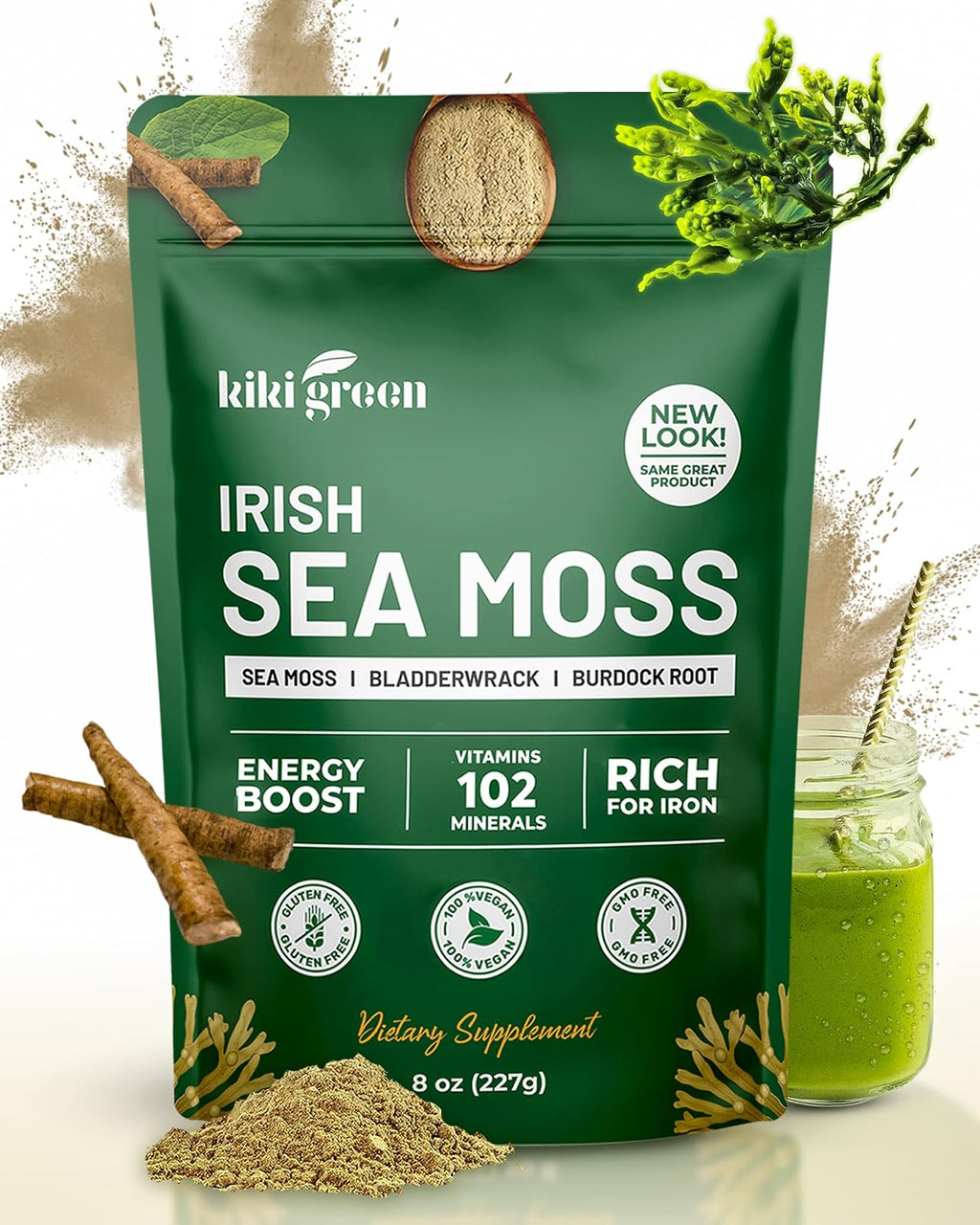 KIKI sea moss powder for smoothies