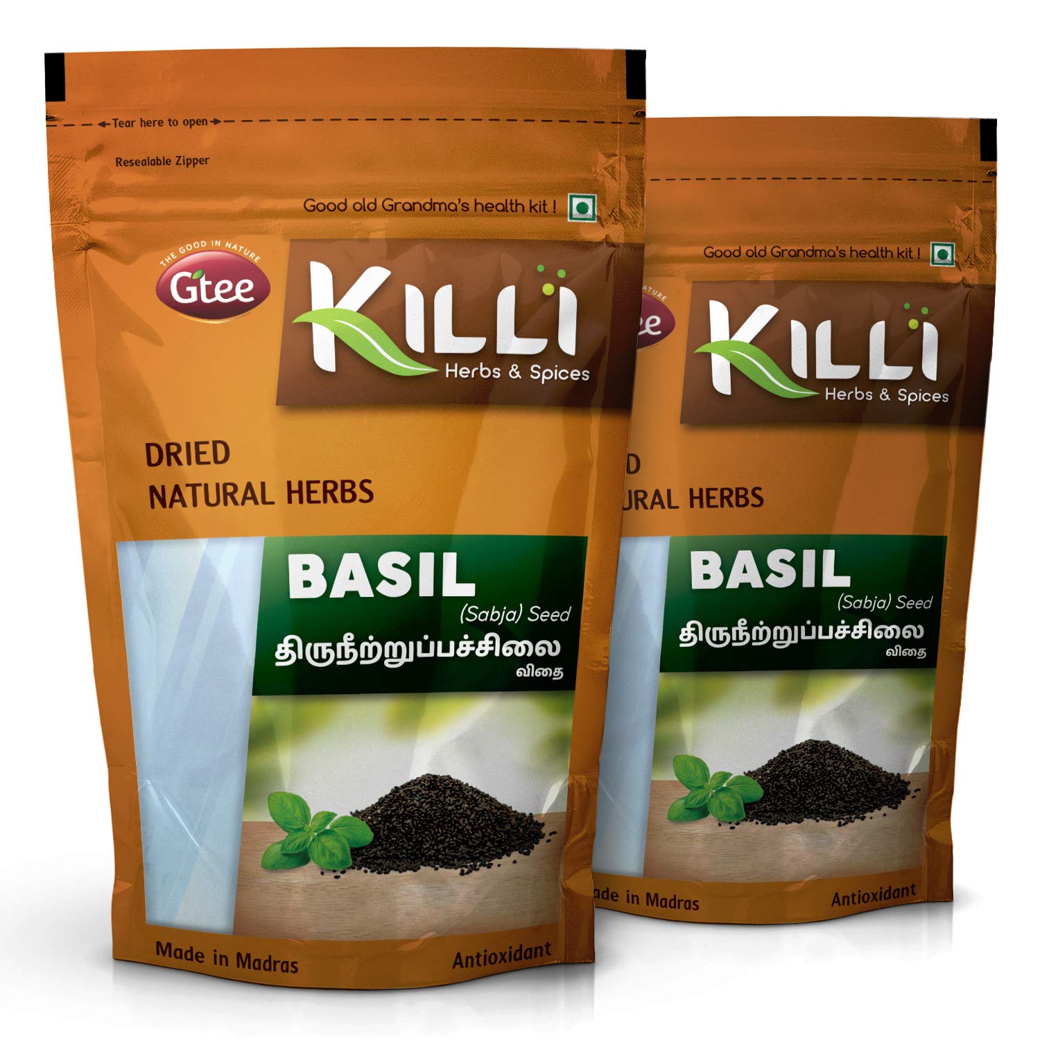 KILLI Basil sabja seeds benefits