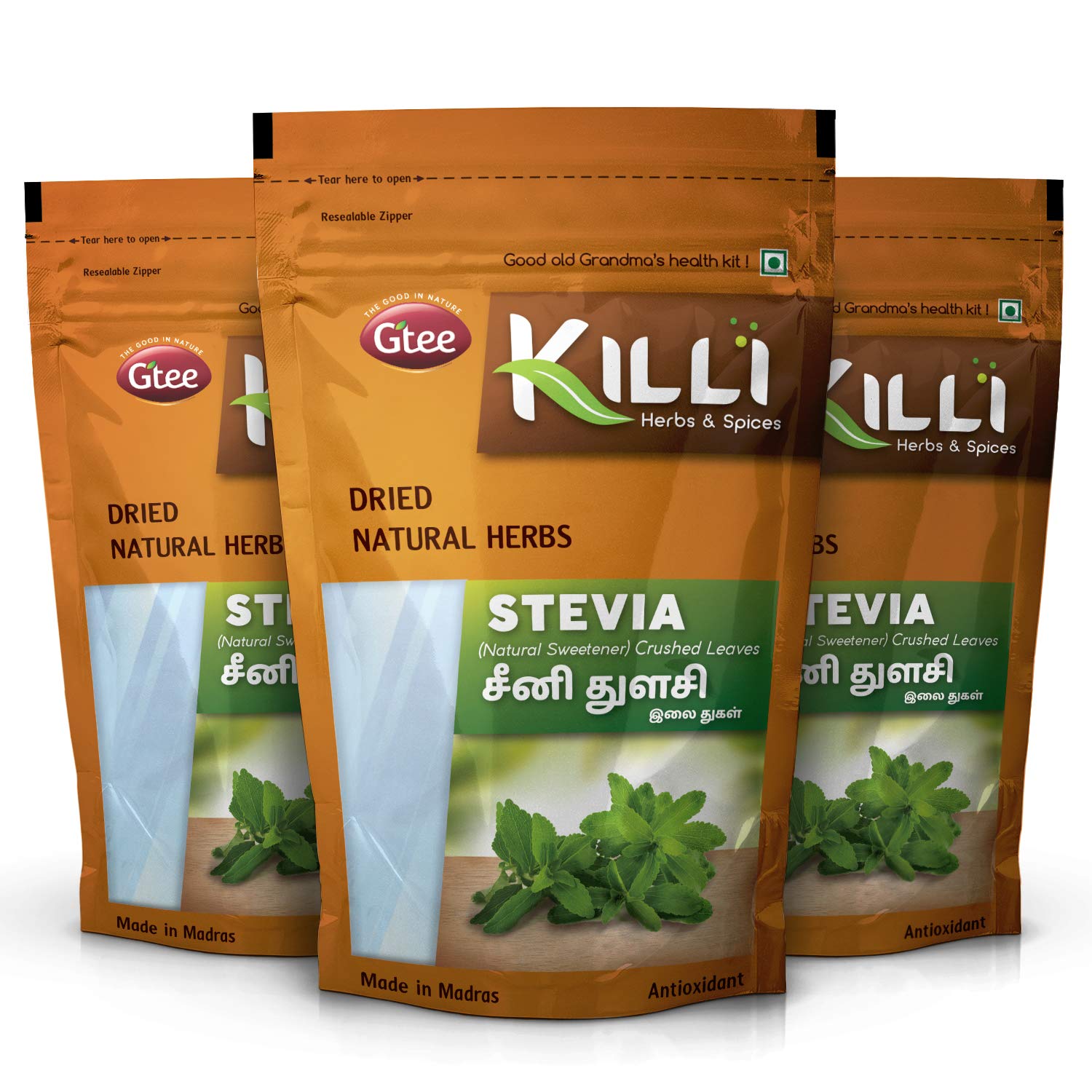 KILLI Stevia with crushed Seeni Thulasi