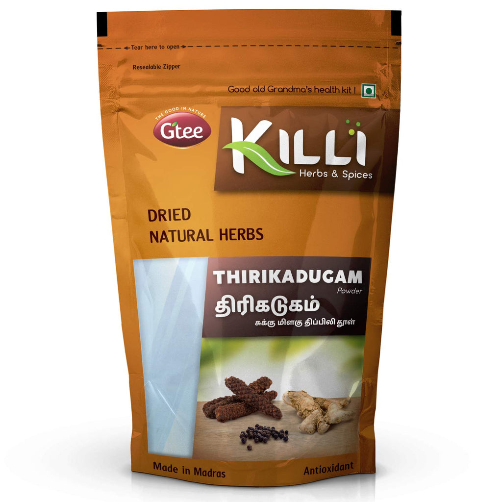 KILLI Thirikadugam trikatu powder benefits