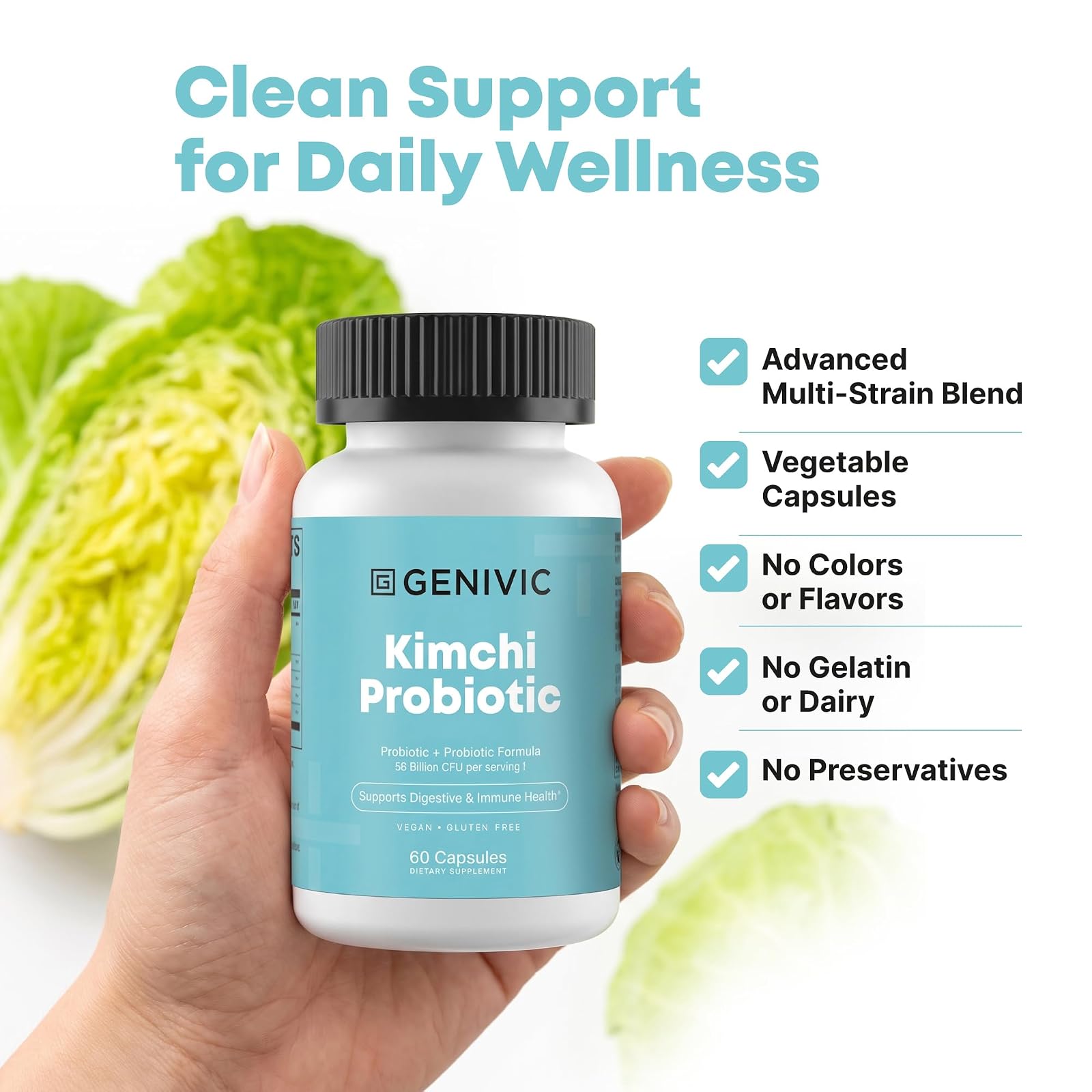 Kimchi probiotics for healthy balance