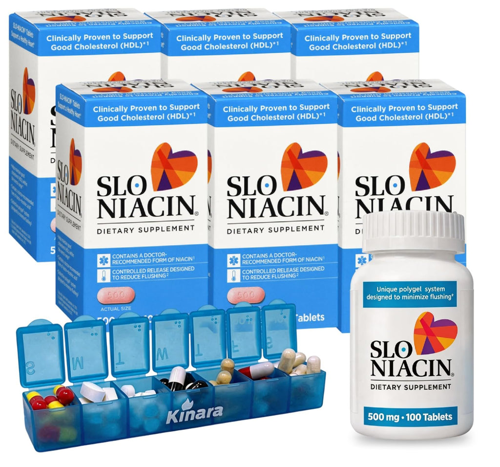 Kinara Slo Niacin 500 mg capsules