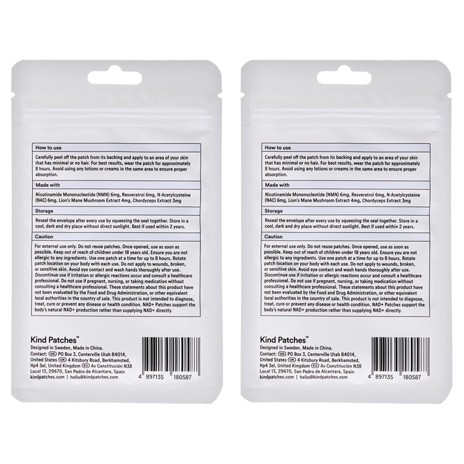 Kind Patches resveratrol antioxidant benefits