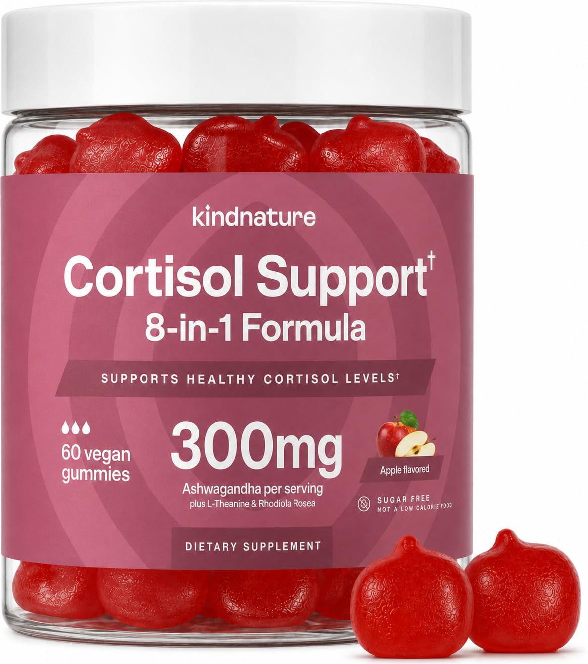 kindnature cortisol gummies for stress relief