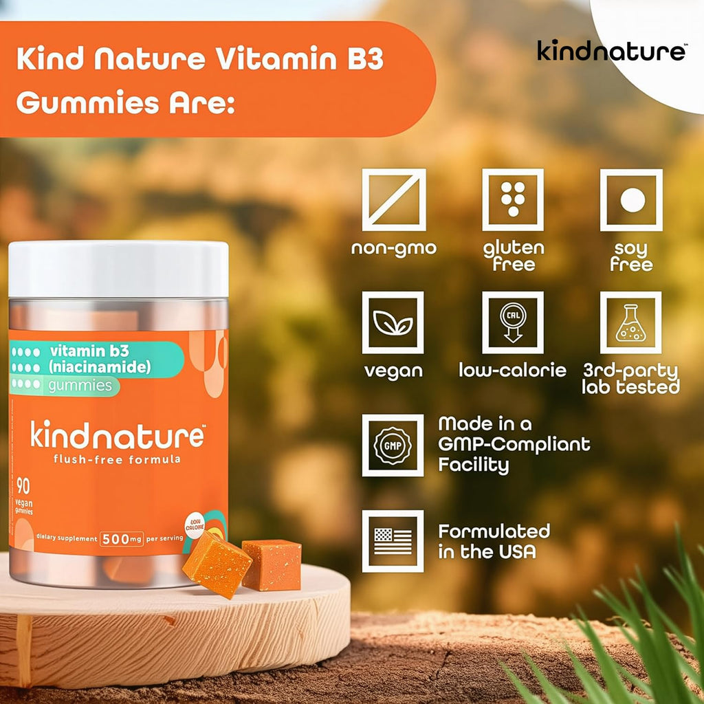 kindnature vitamin b3 for energy