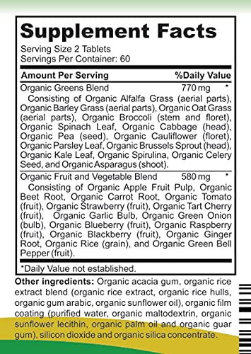King Naturals daily greens benefits