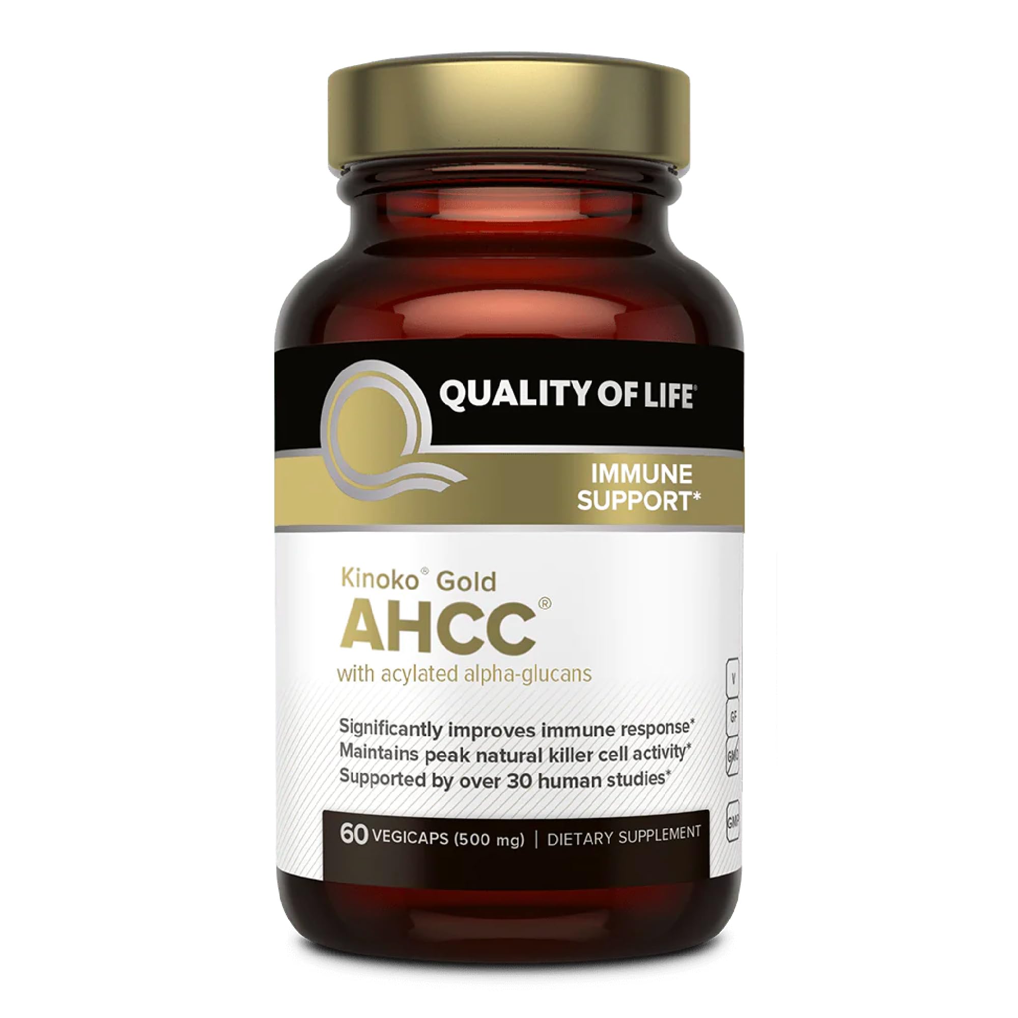Kinoko Gold AHCC immune support capsules