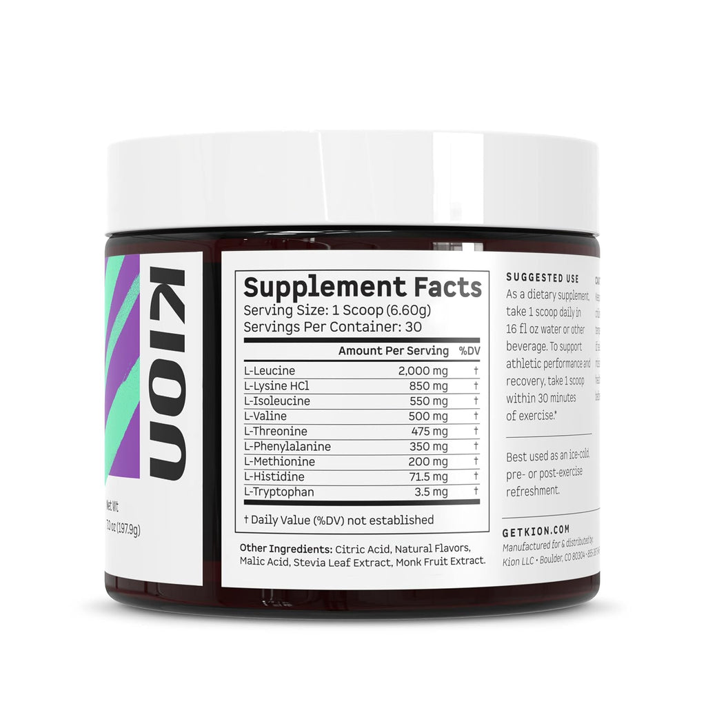 Kion Aminos powder for faster recovery
