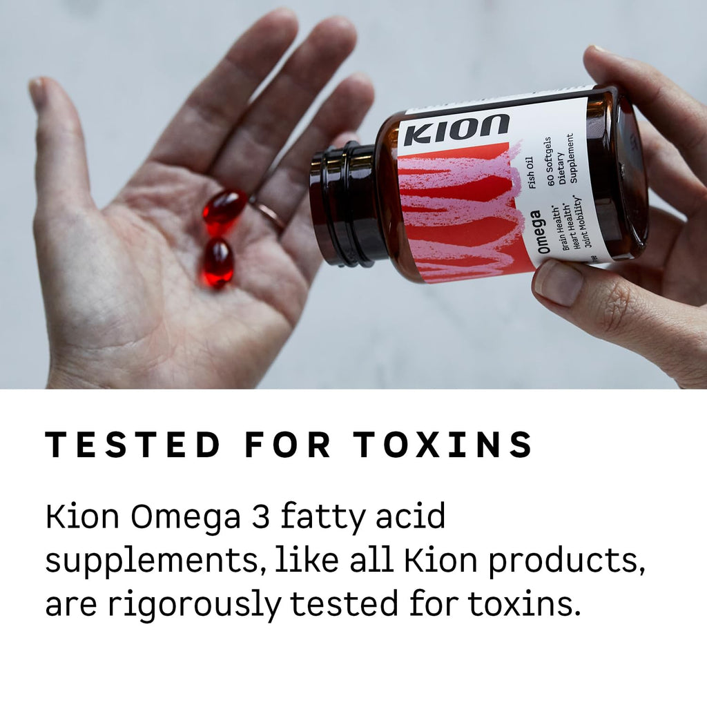 Kion omega 3 softgels 60 count