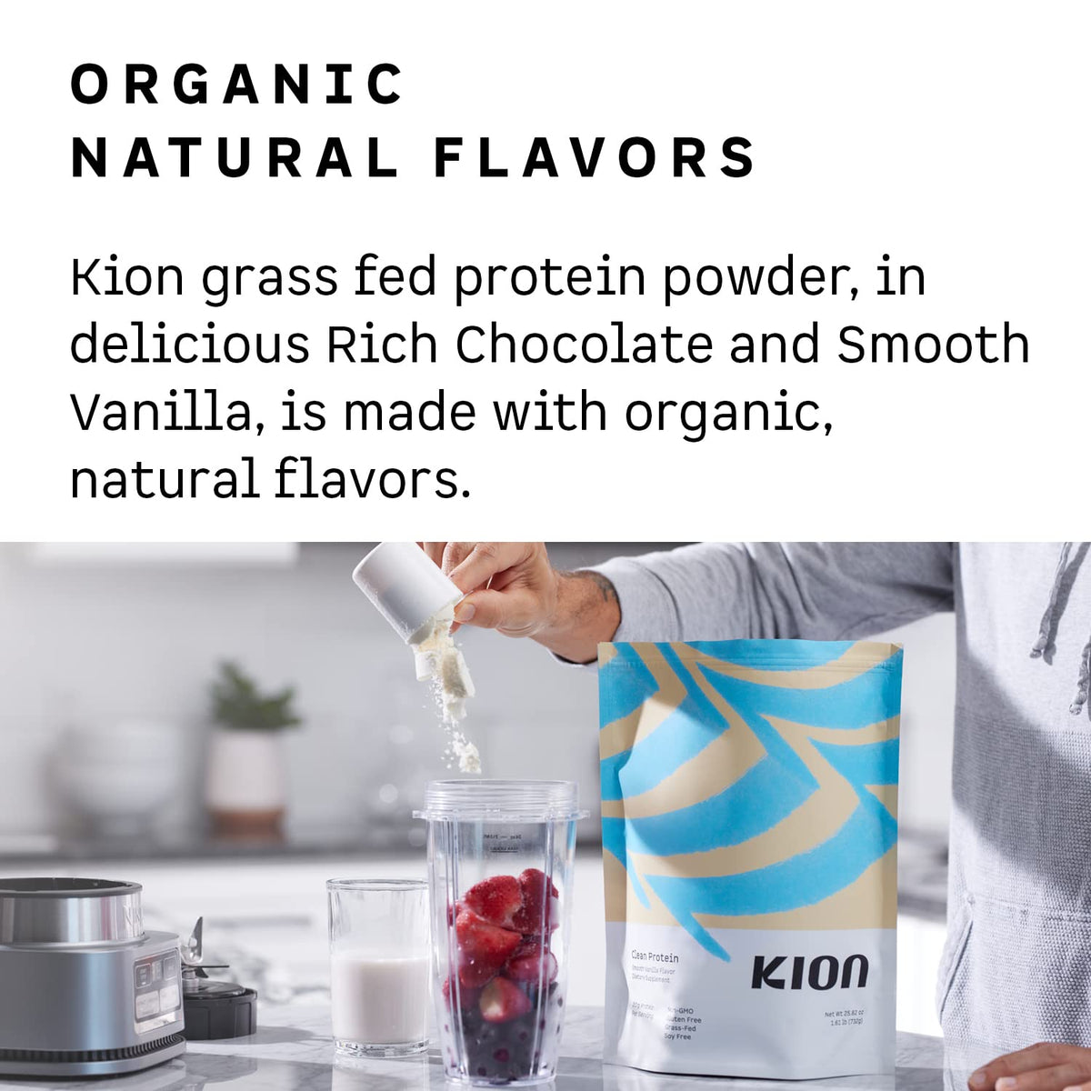 Kion whey protein for healthy snacks