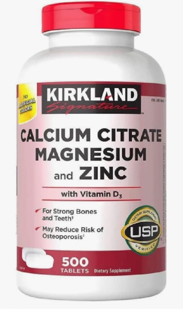 Kirkland calcium citrate for bone health