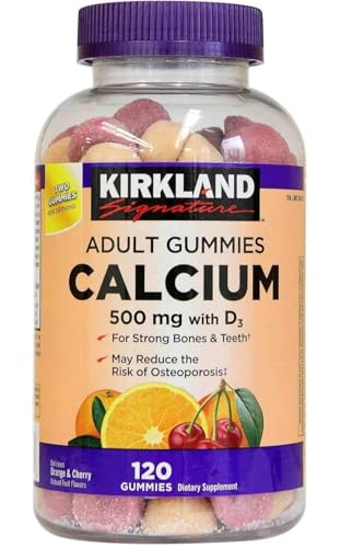 Kirkland calcium gummies for bone health