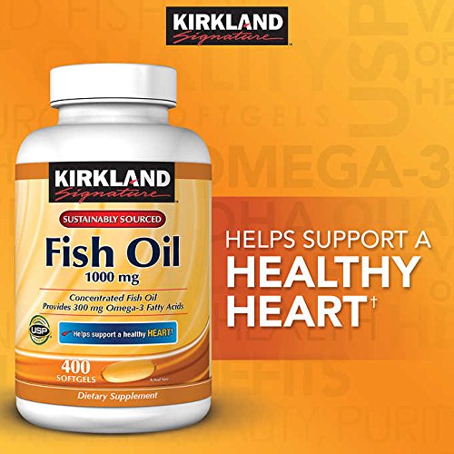 Kirkland fish oil 1000 mg softgels