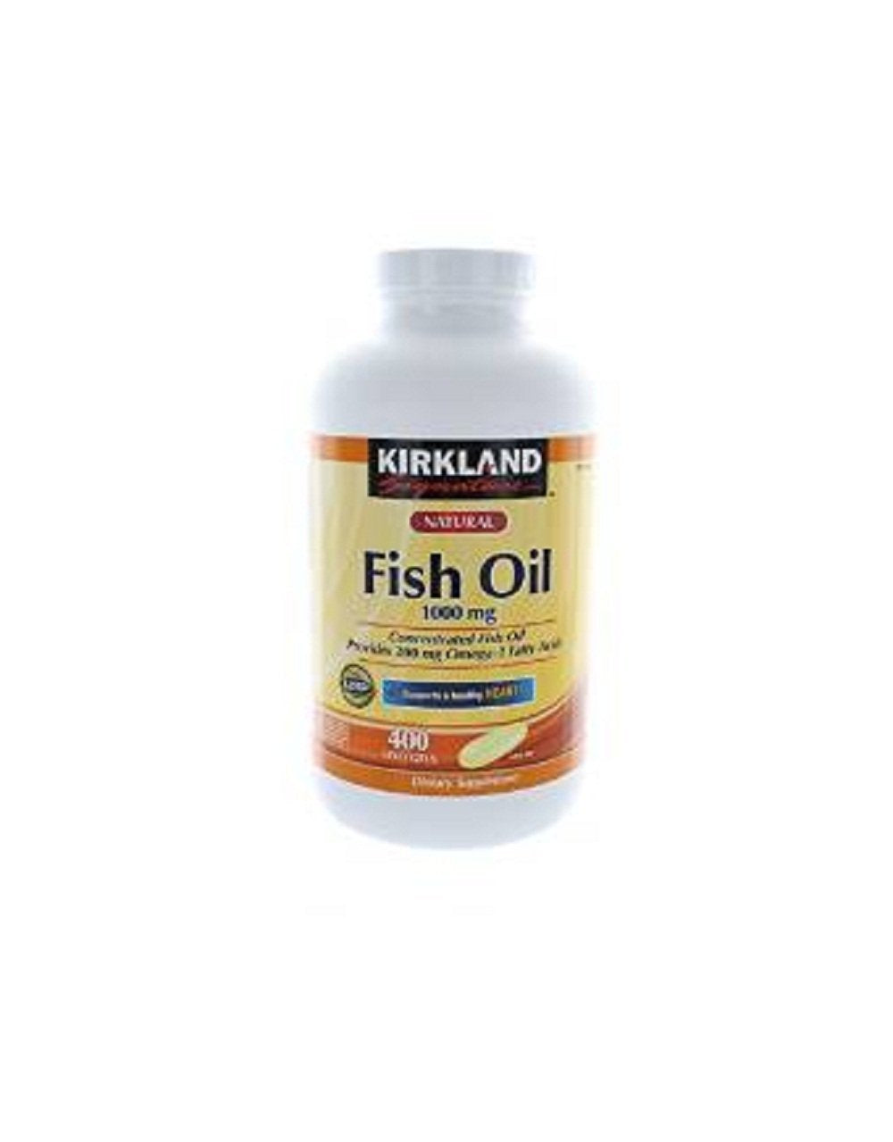 Kirkland fish oil 1000 mg softgels