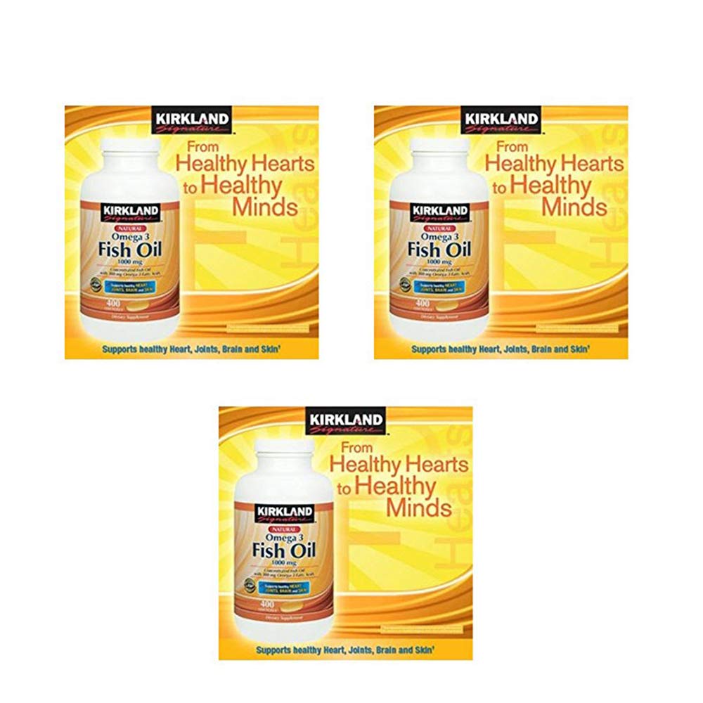 Kirkland fish oil softgels 1000 mg