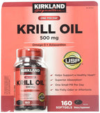 Kirkland krill oil softgels benefits