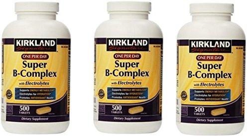 Kirkland Signature B-Complex vitamins for energy