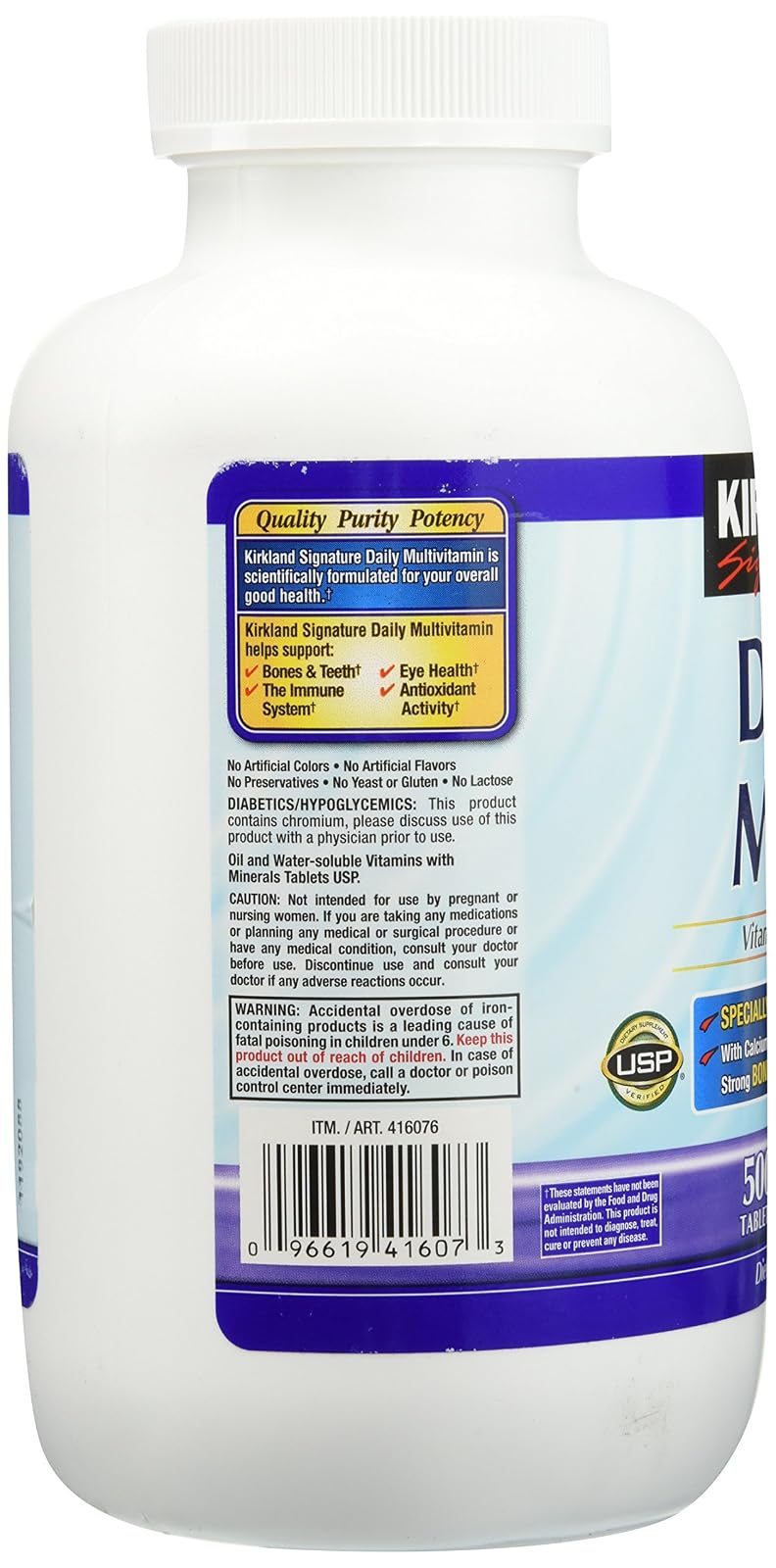 Kirkland Signature daily multivitamin for women
