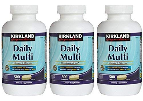 Kirkland Signature daily multivitamins for energy