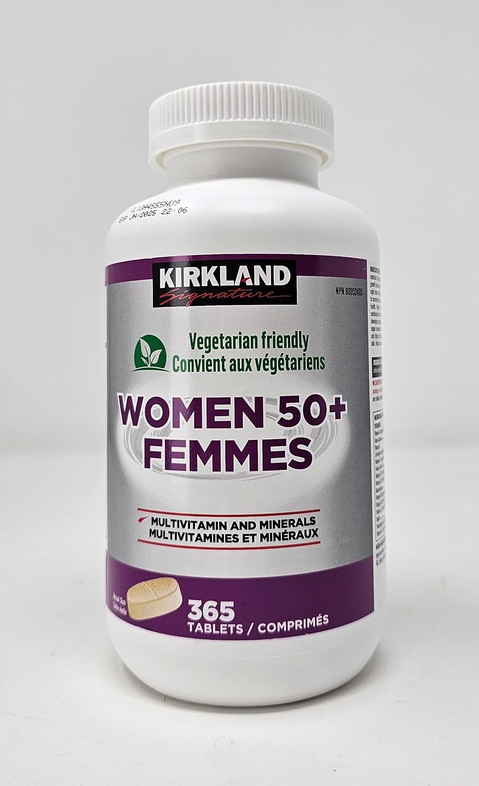 Kirkland Signature multivitamins for women 50+