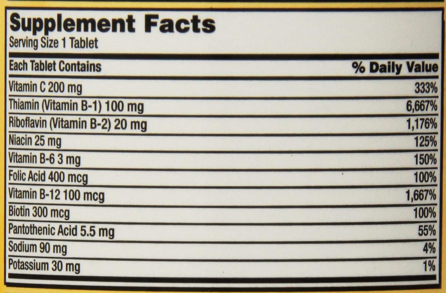 Kirkland Signature super b-complex benefits