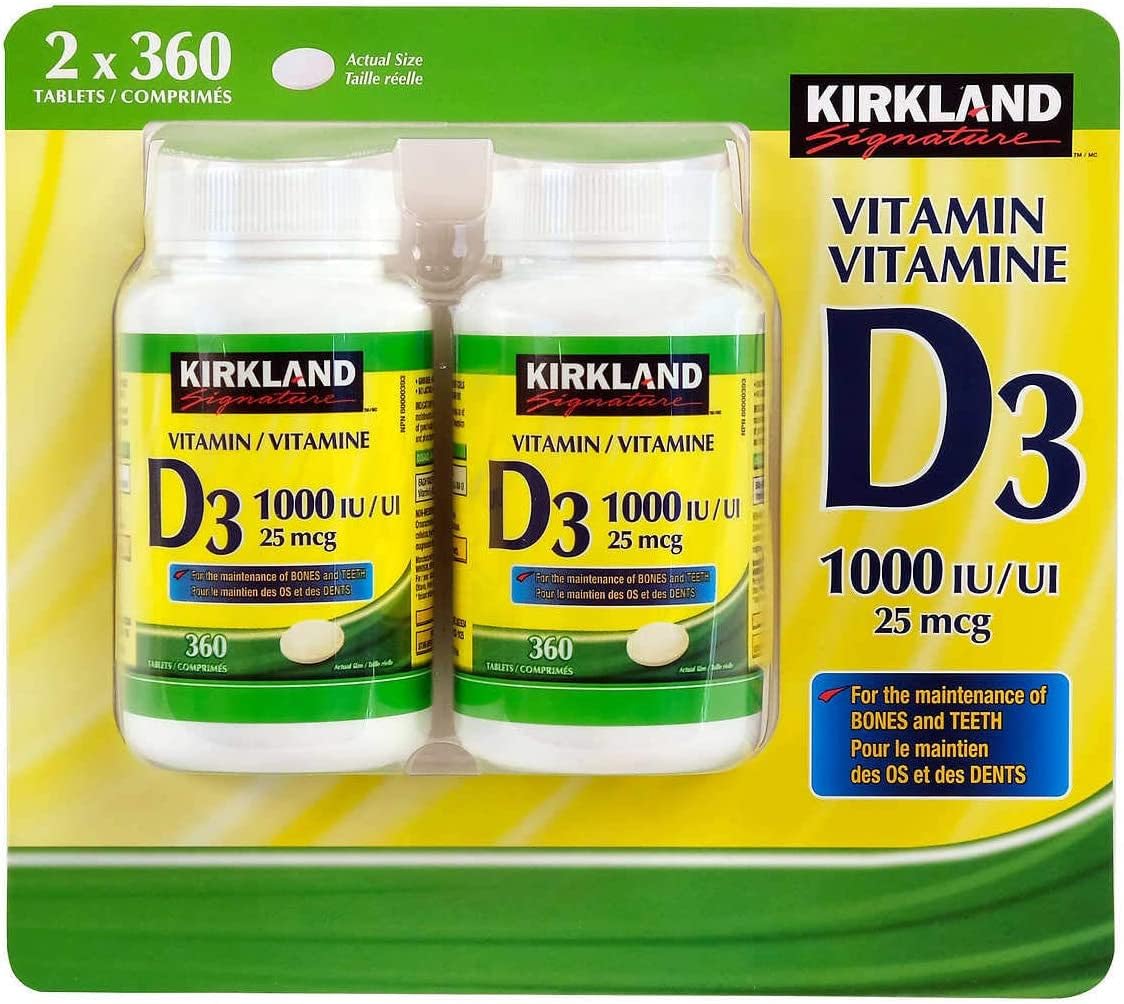 Kirkland Signature Vitamin D3 benefits