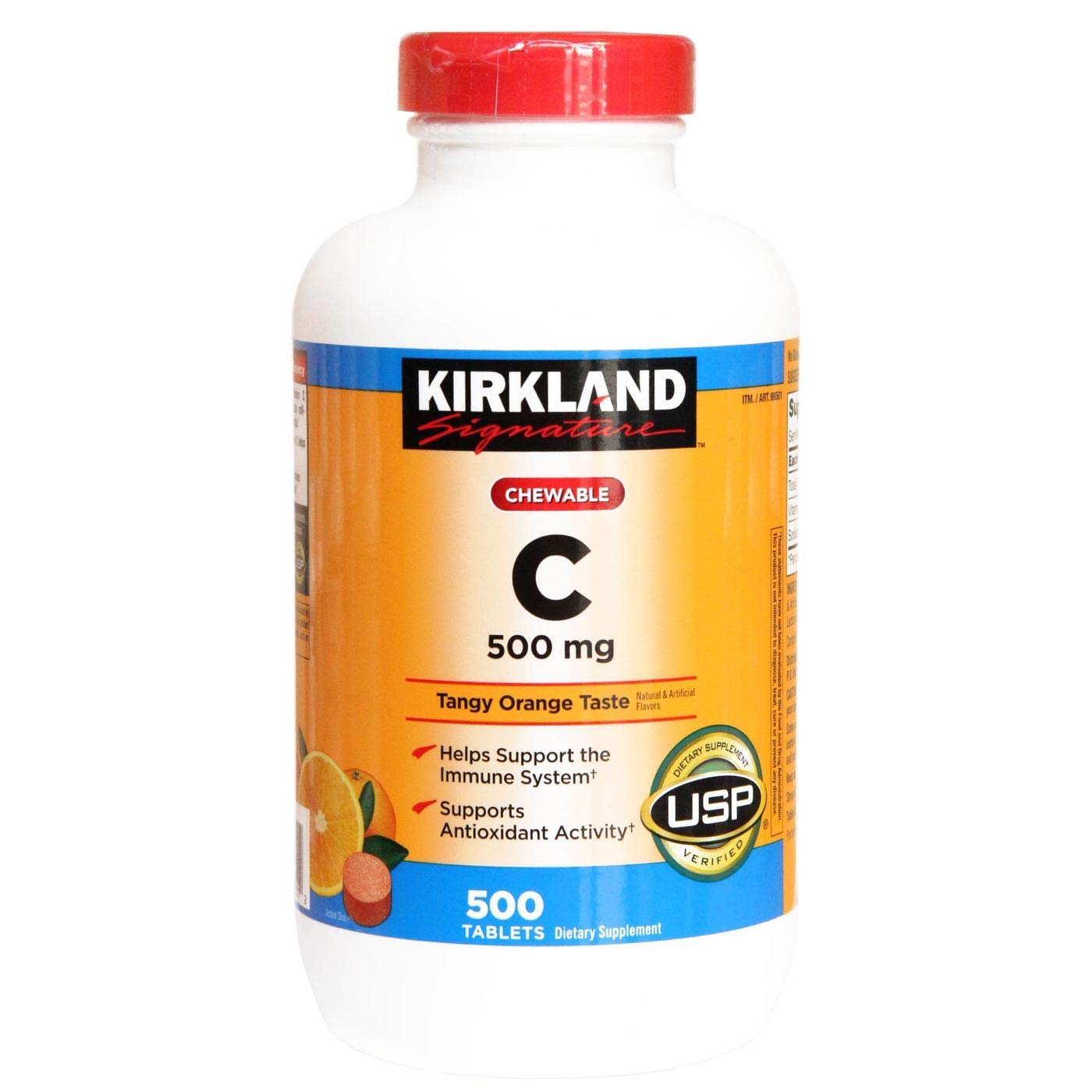 Kirkland Vitamin C chewable tablets